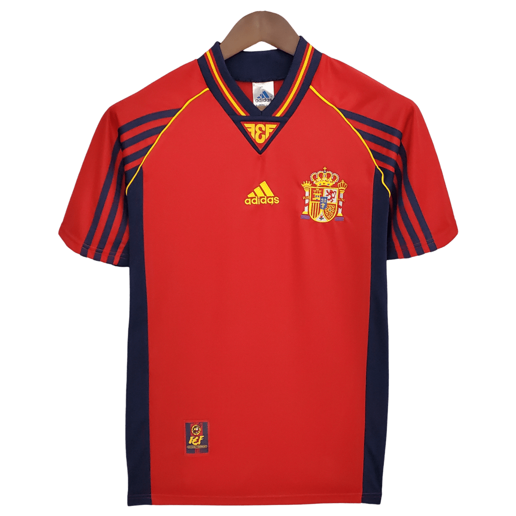 Spain 1998 - Home Shirt - Vintage Footy Era